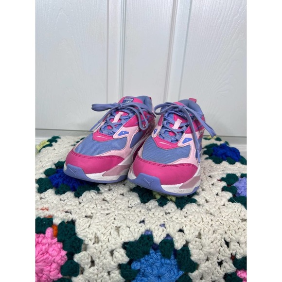 Puma | Shoes | Puma Rs Fast Rainbow Sunset In Lavender Pop Sneakers ...